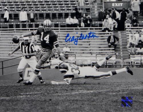 Craig Morton Signed Cowboys 8x10 Avoiding Tackle Photo- The Jersey Sou – TNT Sports Mem