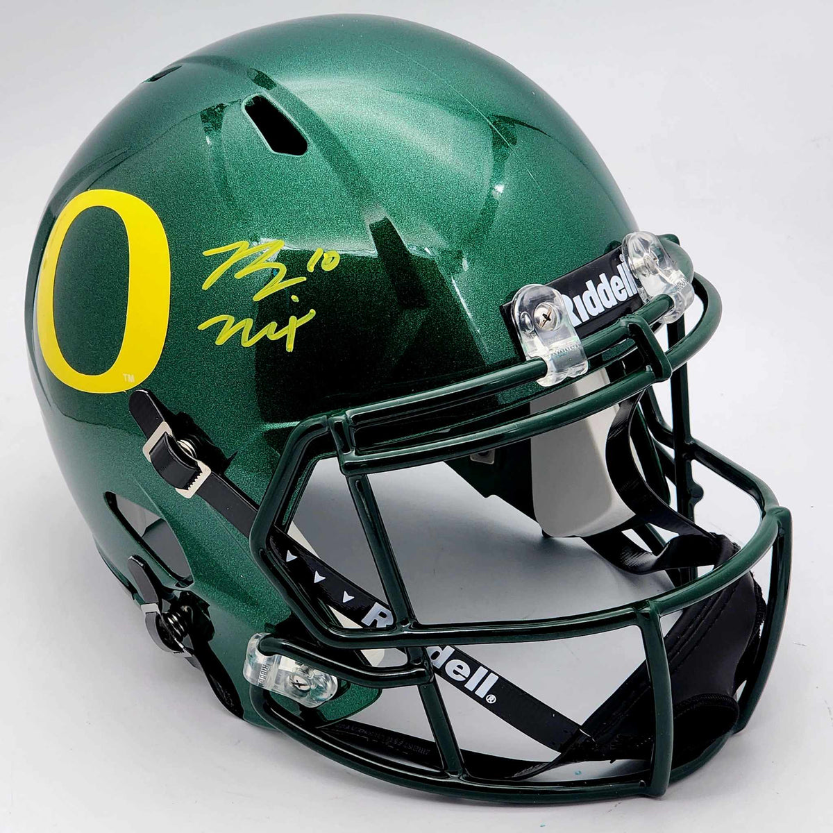 Bo Nix Autographed Full Size Replica Helmet – TNT Sports Mem