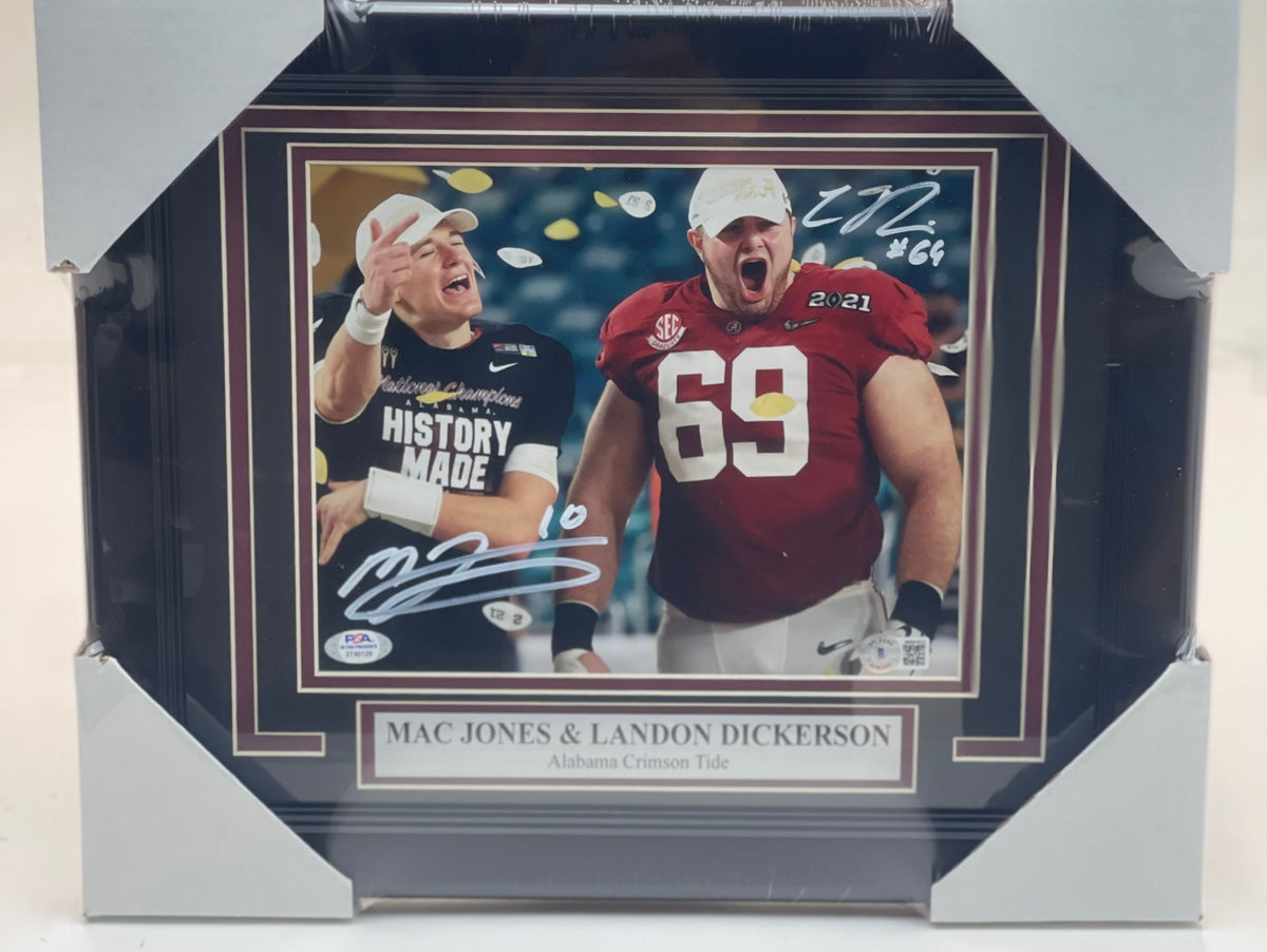 Framed 8x10 Mac Jones/Landon Dickerson Alabama Crimson Tide Photo – TNT ...