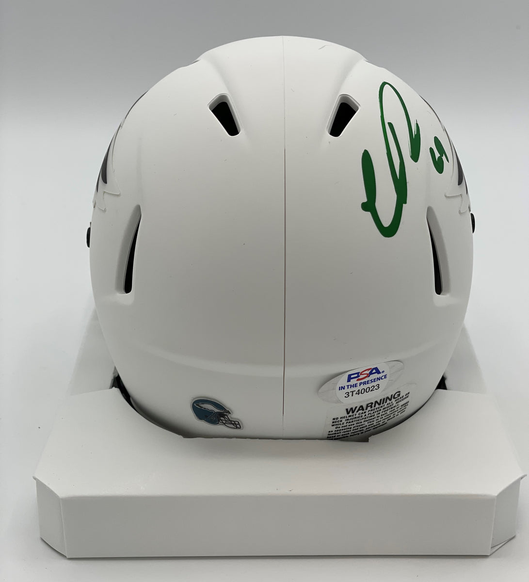Landon Dickerson Autographed Philadelphia Eagles Lunar Mini Helmet ...