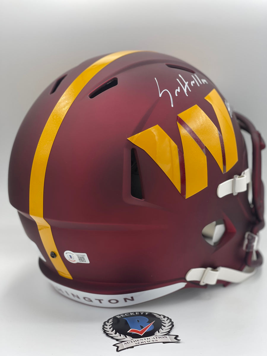 Sam Howell Autographed Washington Commanders Speed Replica Helmet with ...