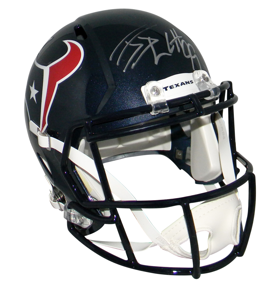 JJ WATT SIGNED AUTOGRAPHED HOUSTON TEXANS FULL SIZE SPEED HELMET JSA ...