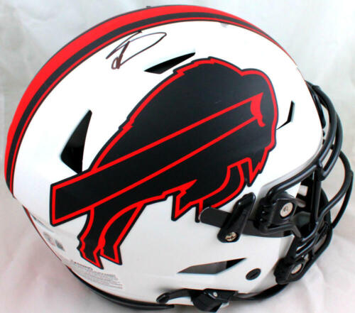 Stefon Diggs Signed Buffalo Bills F/S Lunar SpeedFlex Authentic Helmet ...